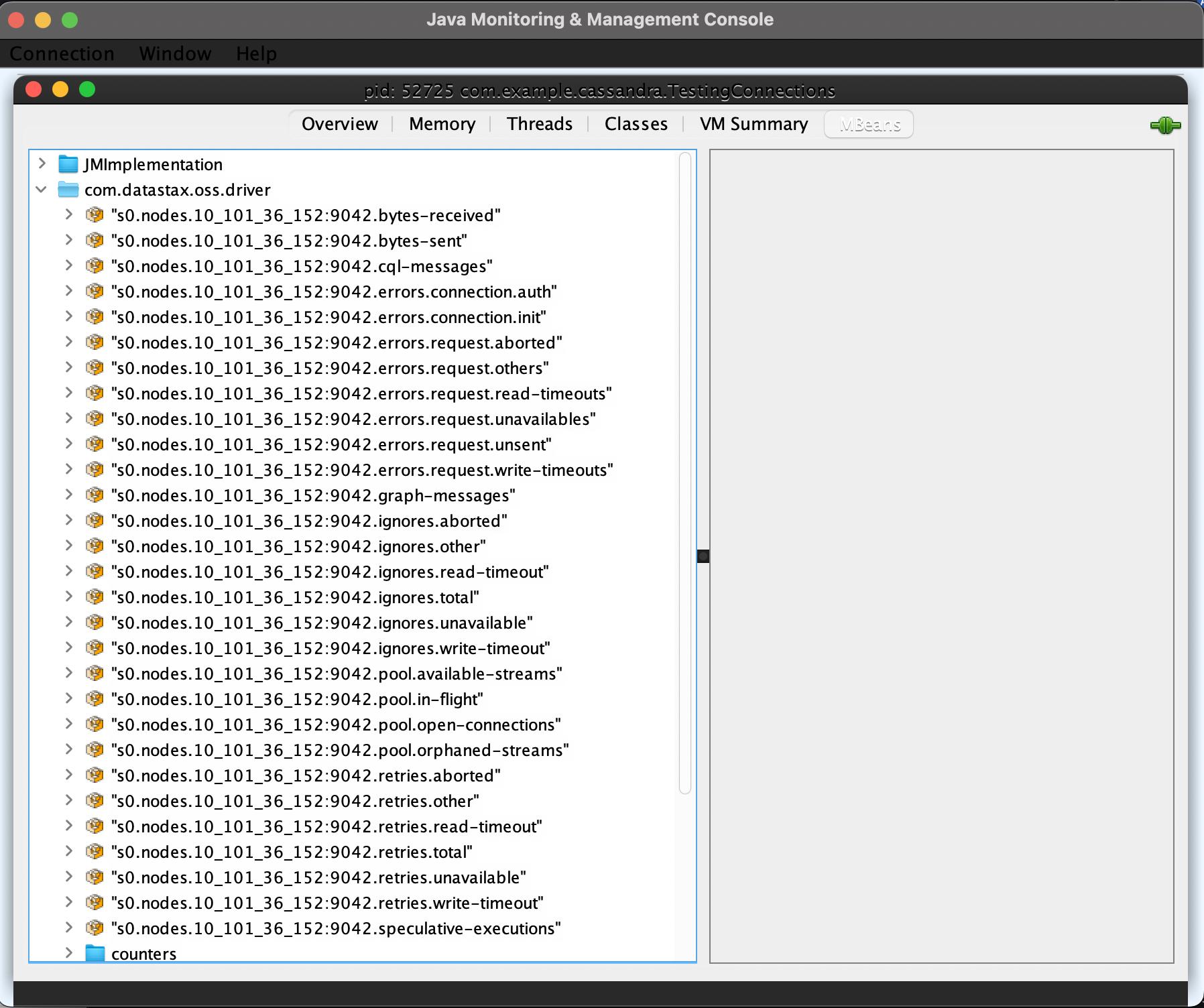Exposing JMX metrics in the driver
